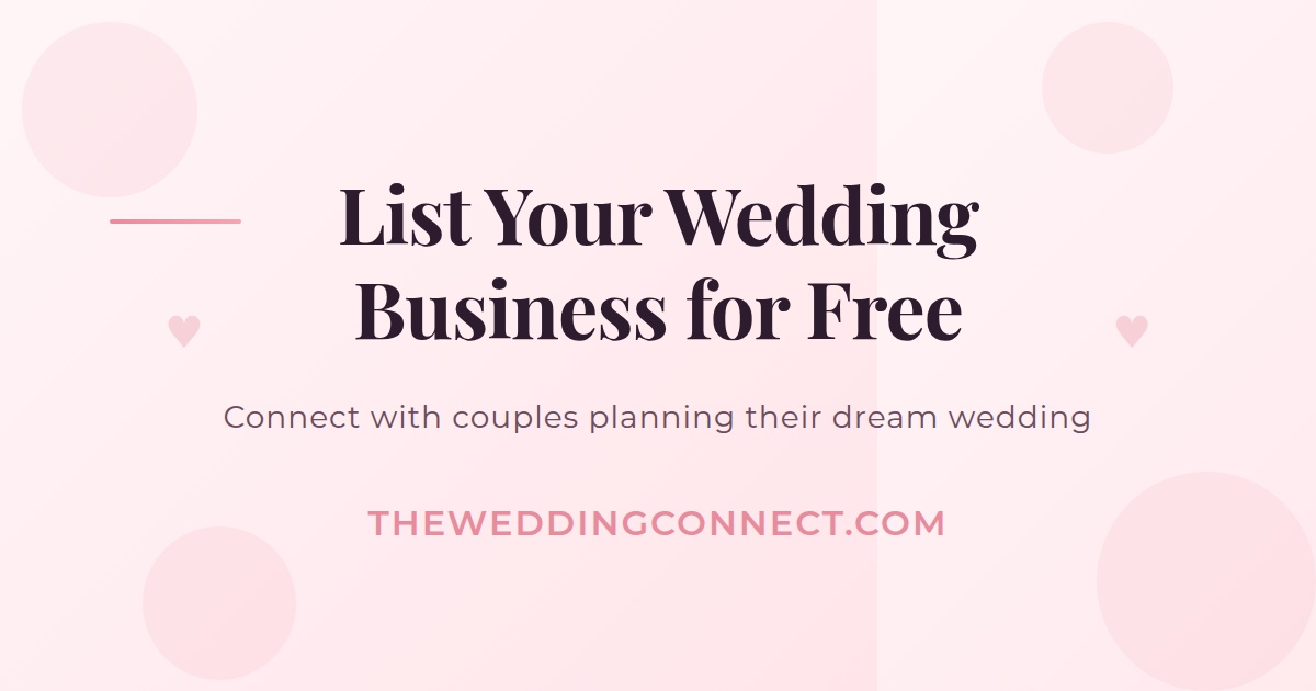 The Wedding Connect | Find Wedding Vendors Near You